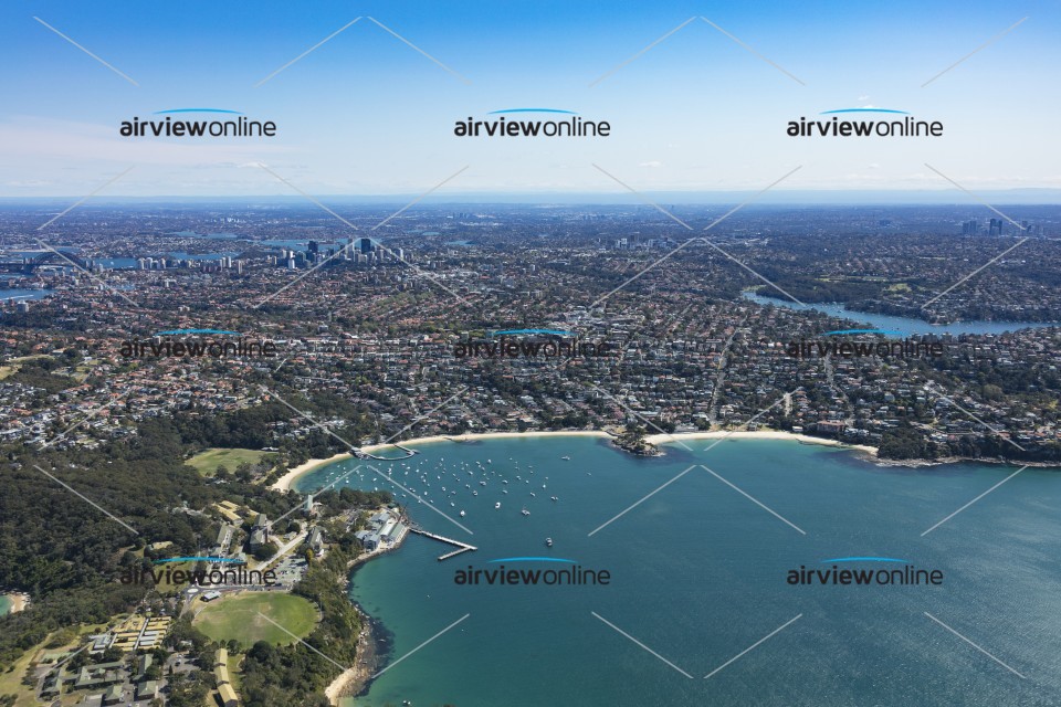 Aerial Photography Balmoral Beach Mosman - Airview Online