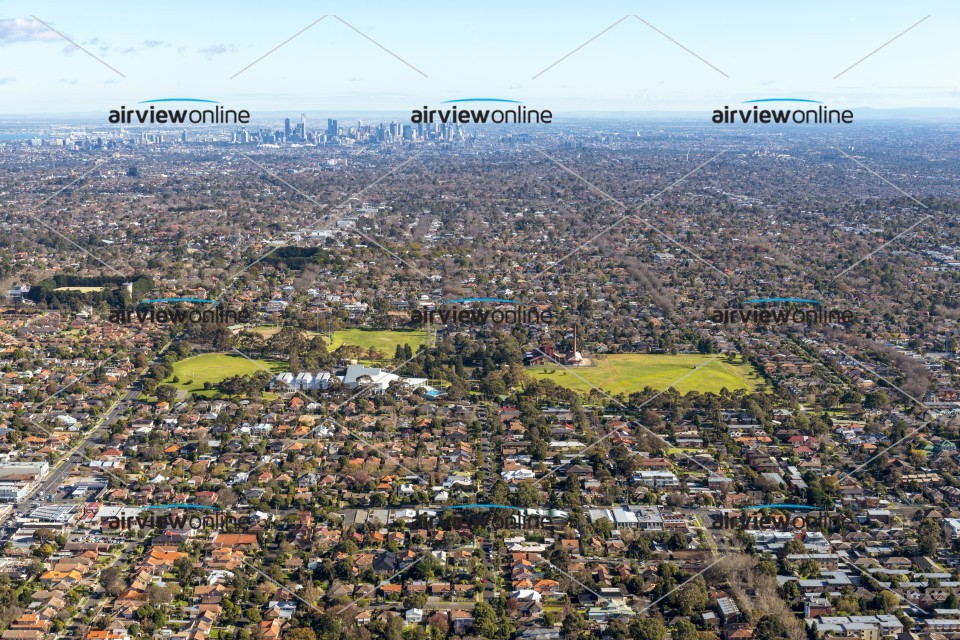Aerial Photography Station Street, Box Hill - Airview Online
