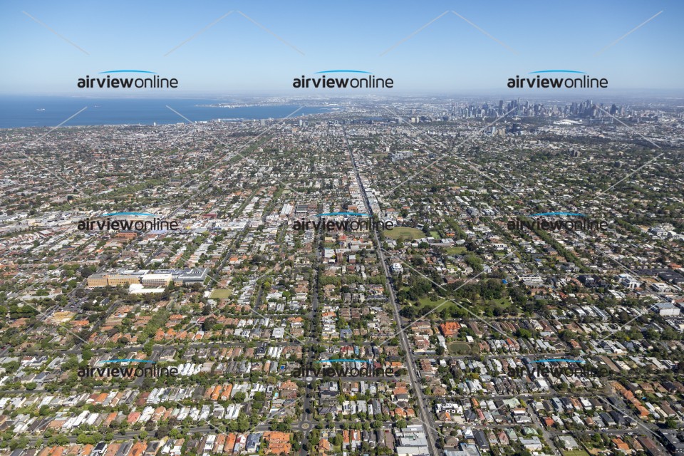 Aerial Photography High Street, Malvern - Airview Online