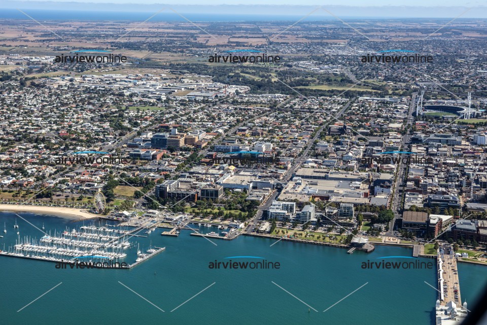 Aerial Photography Geelong Waterfront - Airview Online