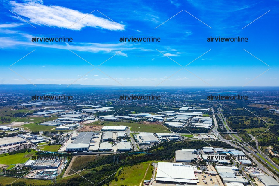 Aerial Photography Eastern Creek Commercial Area - Airview Online