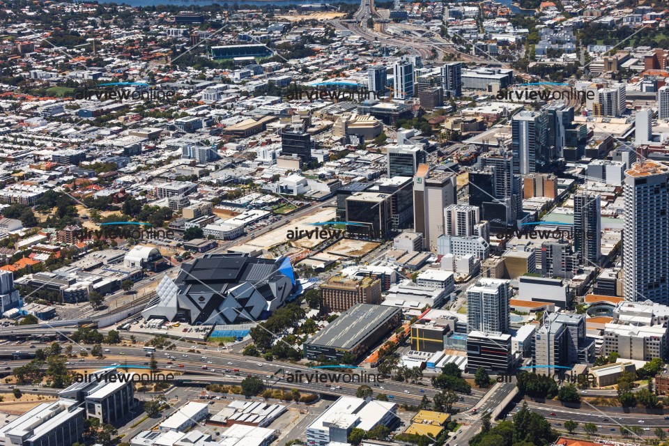 Aerial Photography Perth RAC Arena - Airview Online