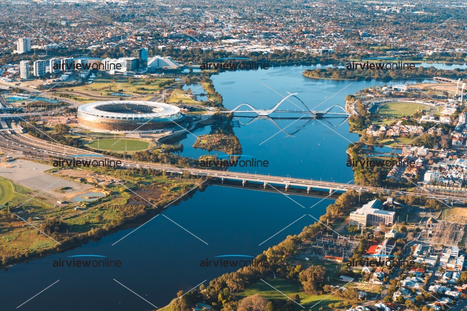 Aerial Photography Optus Stadium - Airview Online