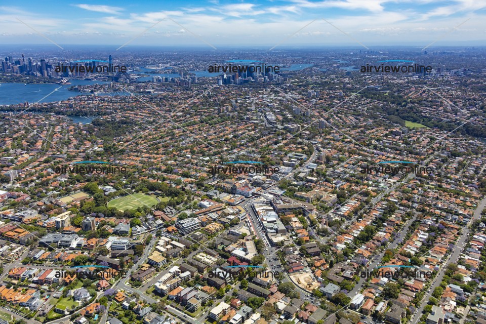 Aerial Photography Military Road and Mosman - Airview Online