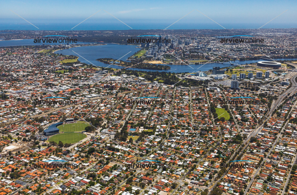 Aerial Photography Lathlain - Airview Online