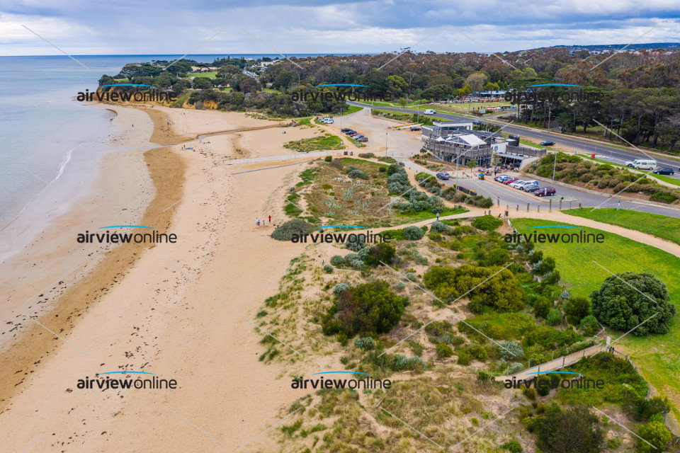 Aerial Photography Torquay Beach and Foreshore - Airview Online