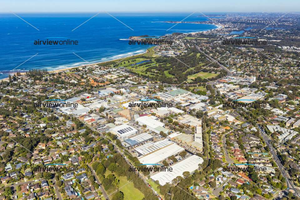 Aerial Photography Mona Vale Shops - Airview Online