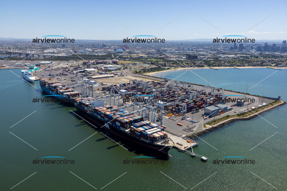 Aerial Photography Port Melbourne - Airview Online