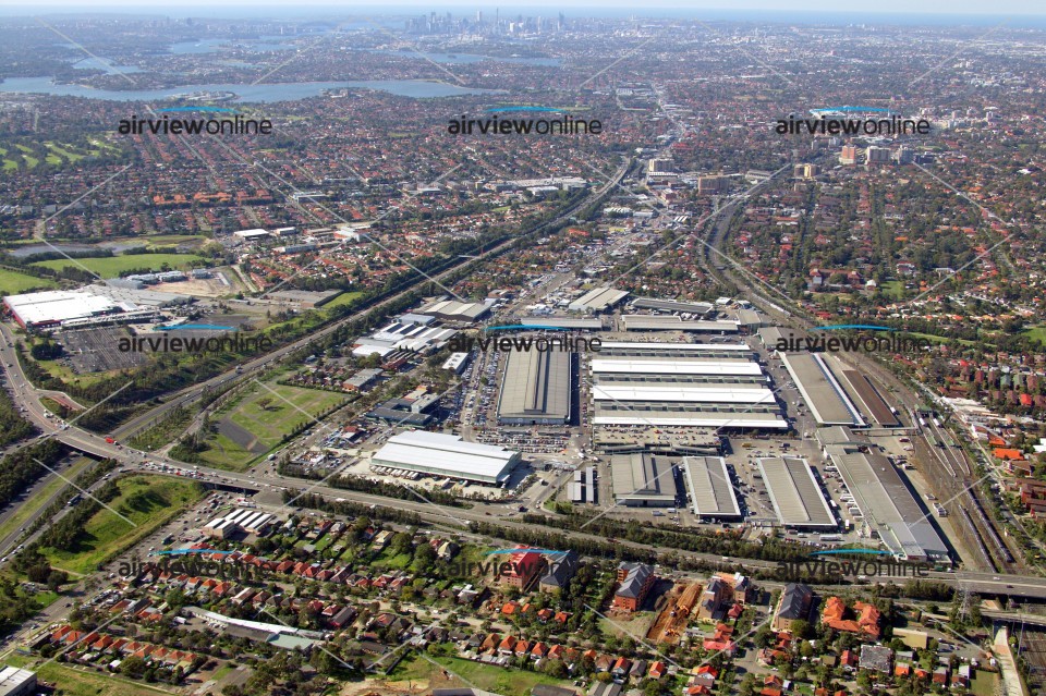 Aerial Photography Flemington Markets - Airview Online