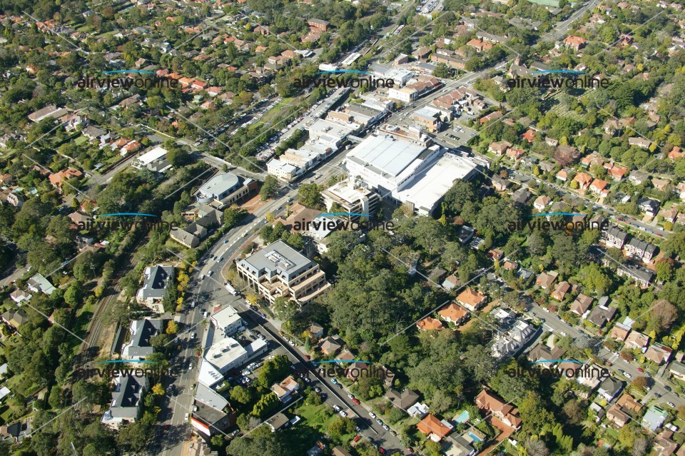 Aerial Photography Gordon CBD - Airview Online