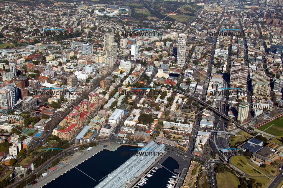 Aerial Photography Woolloomooloo and Potts Point - Airview Online