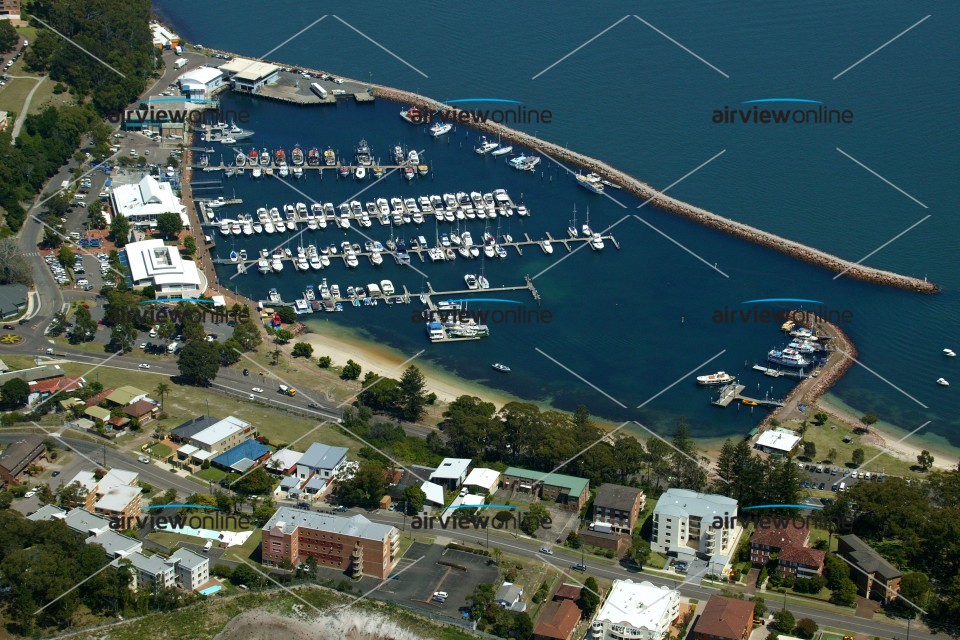 Aerial Photography Nelson Bay Marinas - Airview Online
