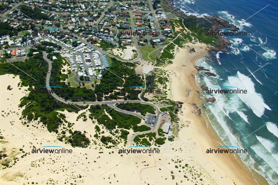 Aerial Photography Anna Bay, Birubi Point and Stockton Beach - Airview ...
