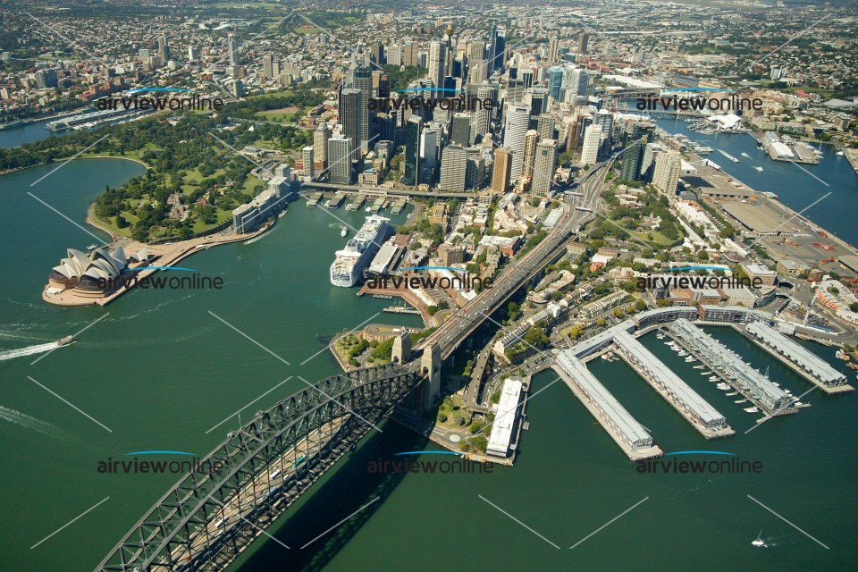 Aerial Photography The Rocks and Syndey CBD - Airview Online