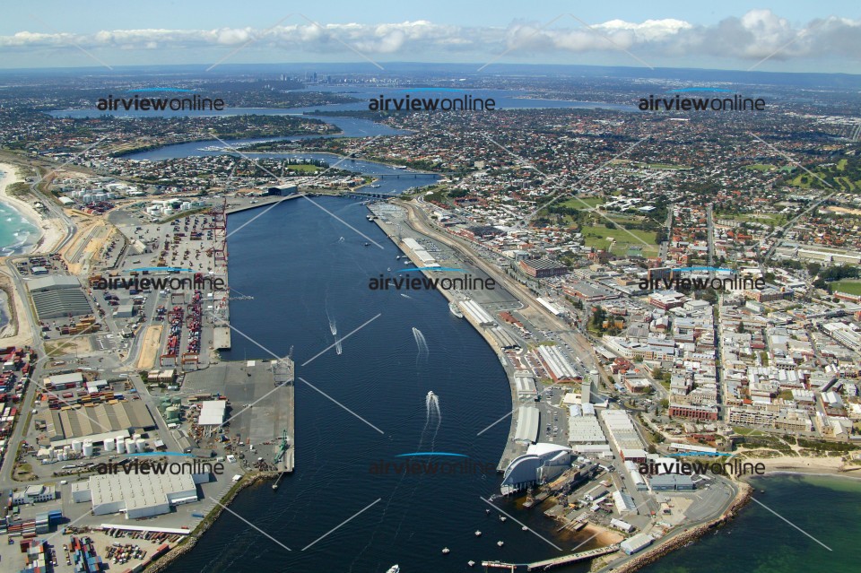Aerial Photography Fremantle Inner Harbour - Airview Online