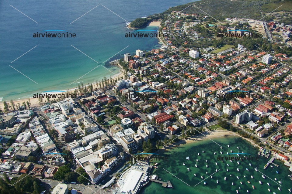 Aerial Photography Manly Cove and Manly Beach - Airview Online