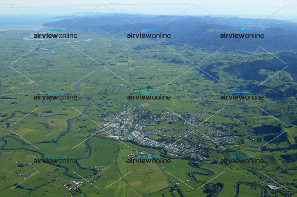Aerial Photography Paeroa and Waihou River - Airview Online