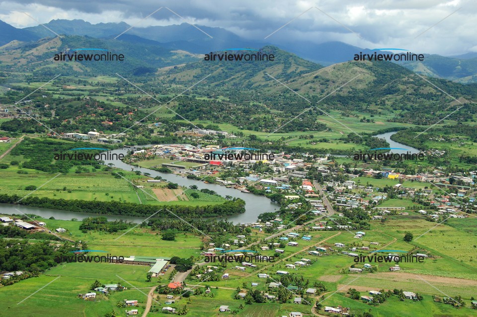 Aerial Photography South over Labasa - Airview Online