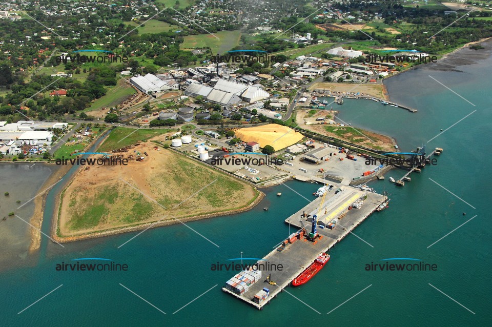 Aerial Photography The Port of Lautoka - Airview Online