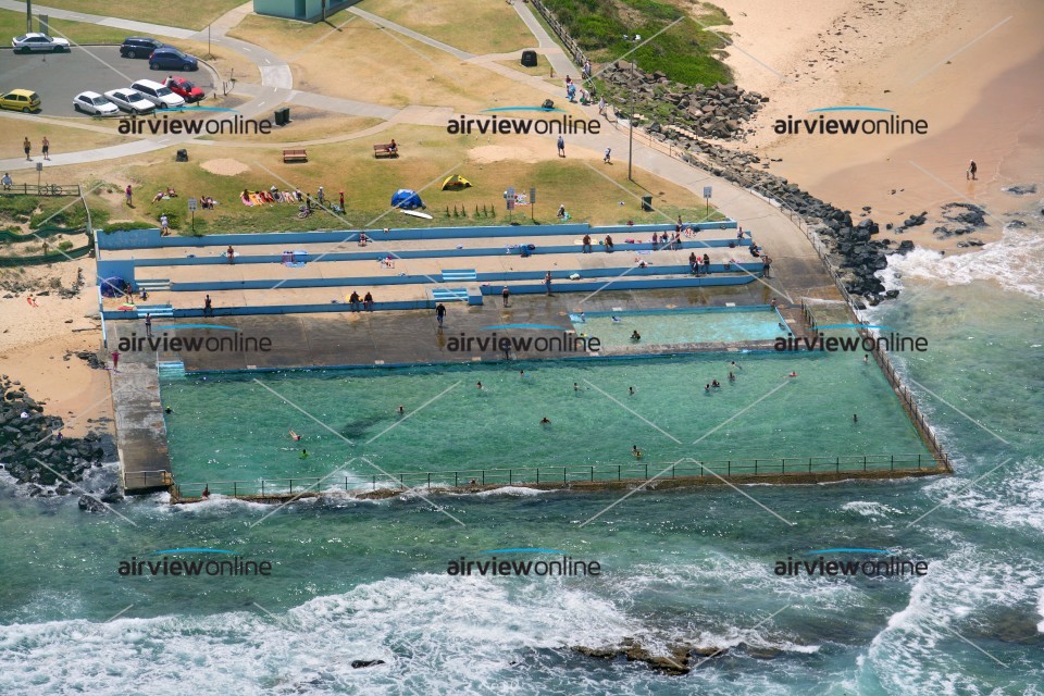 Aerial Photography Towradgi Rock Pool - Airview Online