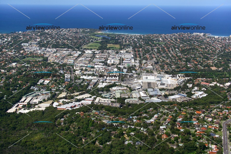 Aerial Photography Brookvale to Curl Curl Beach - Airview Online