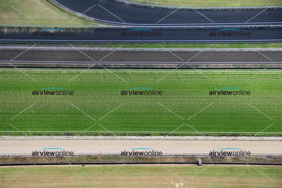 Aerial Photography Racetrack Abstract - Airview Online