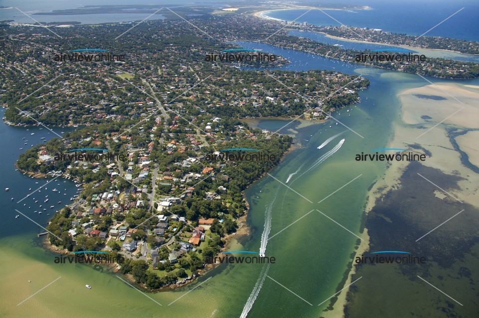 Aerial Photography Lilli Pilli to Cronulla - Airview Online