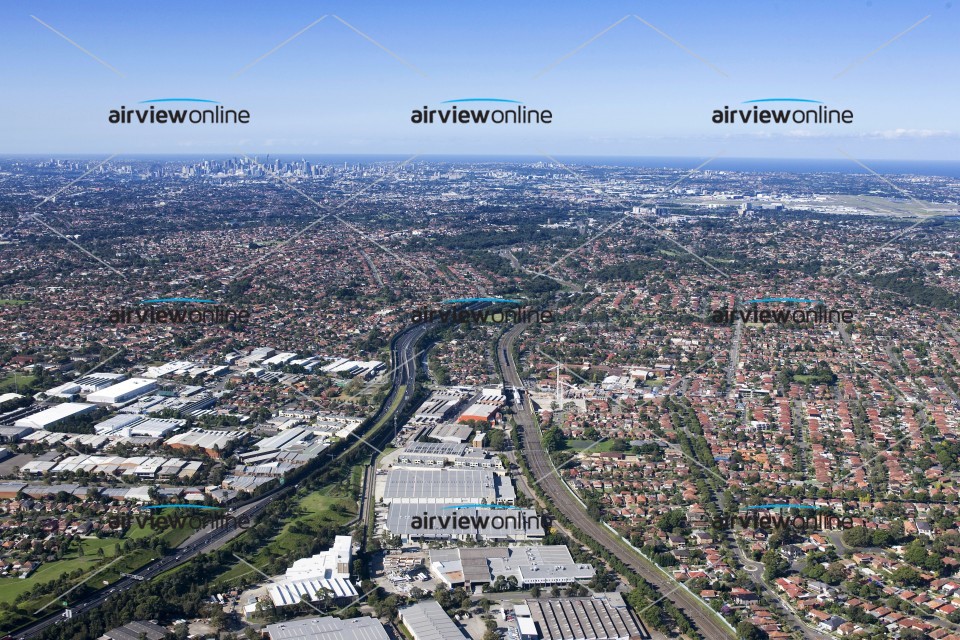 Aerial Photography Kingsgrove Industrial Area - Airview Online