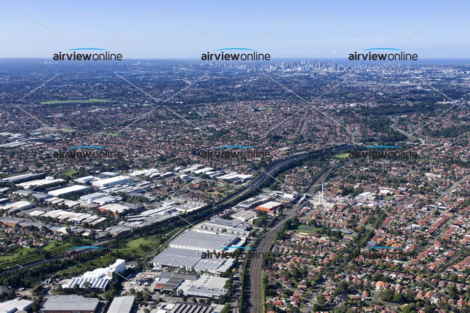 Aerial Photography Kingsgrove Industrial Area - Airview Online