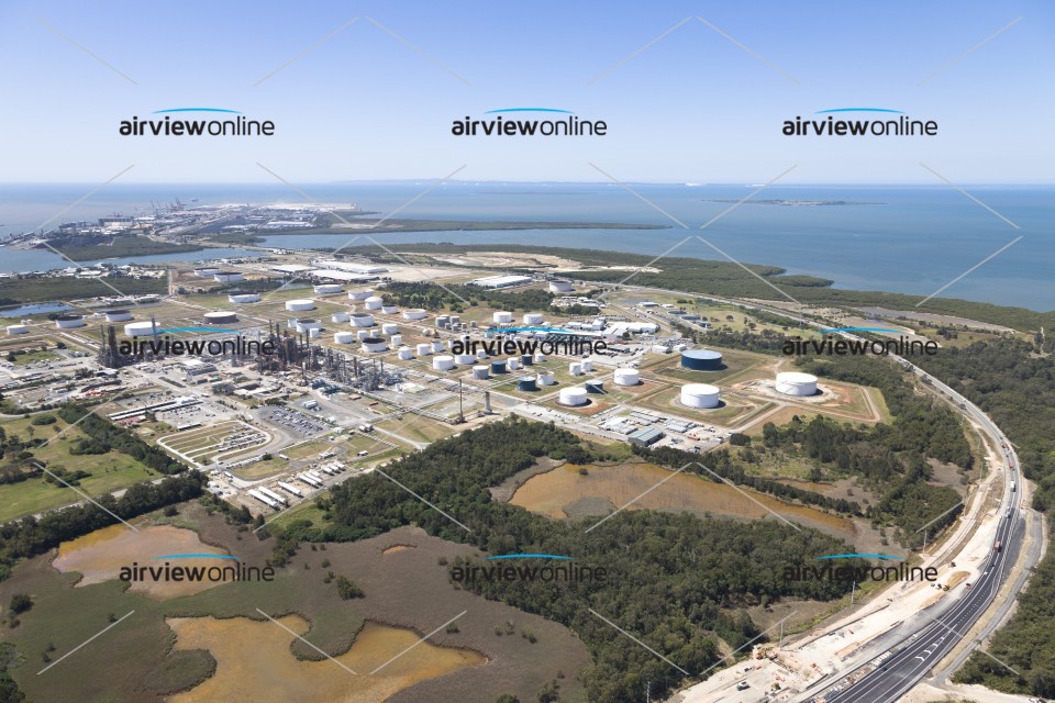 Aerial Photography Caltex Refinery Lytton - Airview Online