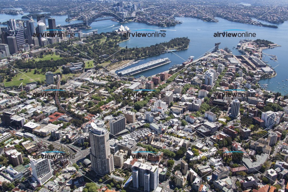 Aerial Photography Potts Point - Airview Online