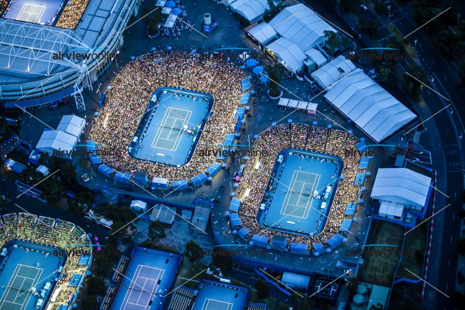 Aerial Photography Australian Open - Airview Online