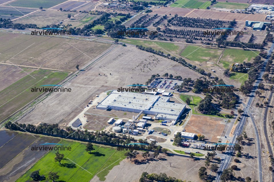Aerial Photography Bega Cheese Factory, Strathmerton - Airview Online