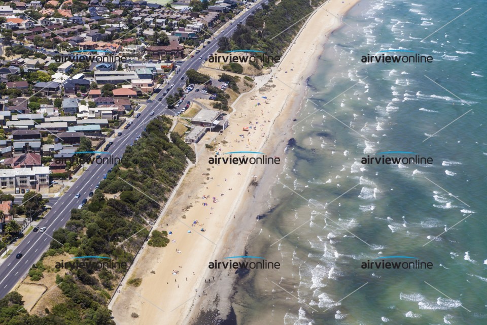 Aerial Photography Mentone Beach Melbourne - Airview Online