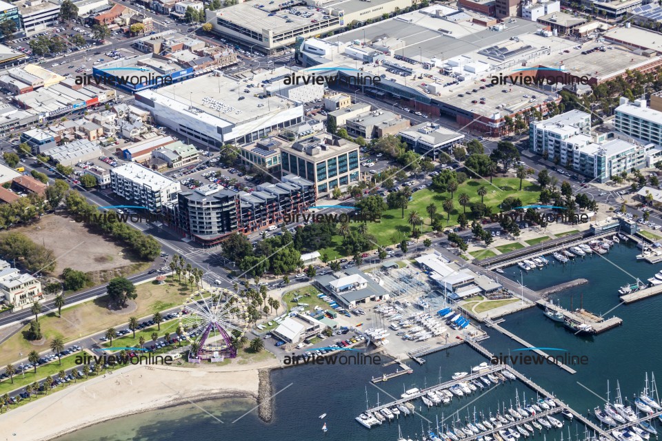 Aerial Photography Eastern Beach Geelong - Airview Online