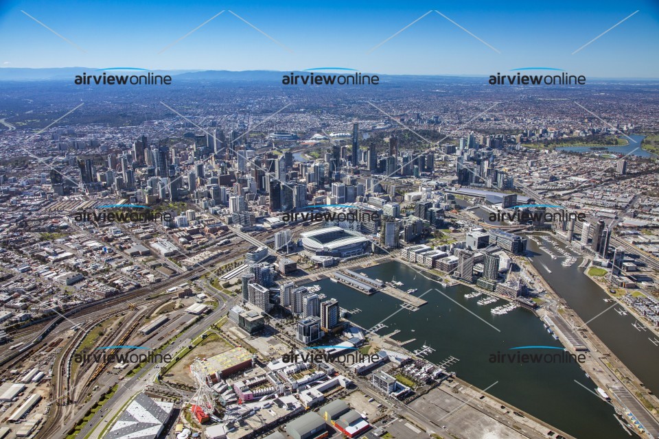 Aerial Photography Docklands - Airview Online