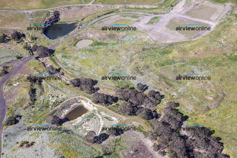 Aerial Photography Quarry Next To Tullamarine Airport - Airview Online