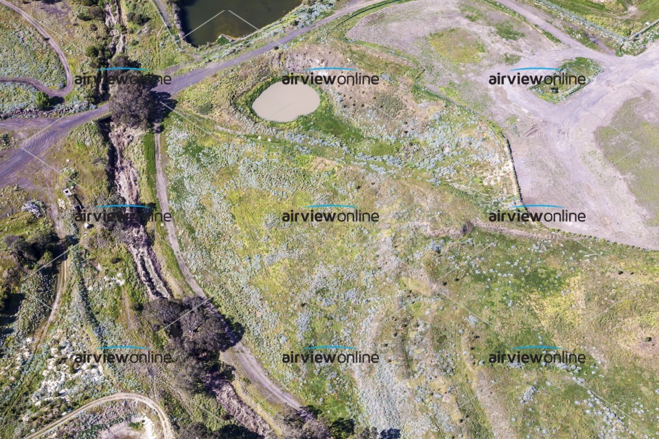 Aerial Photography Quarry Next To Tullamarine Airport - Airview Online