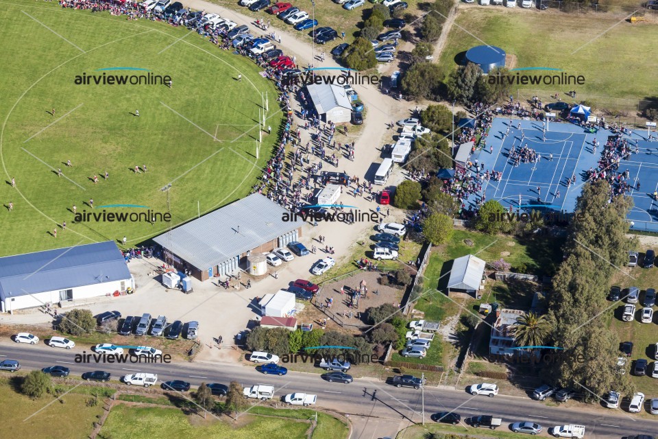 Aerial Photography Mitiamo Football Ground - Airview Online