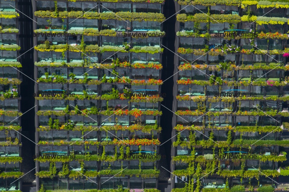 Aerial Photography ONE CENTRAL PARK VERTICAL GARDENS - Patrick Blanc ...