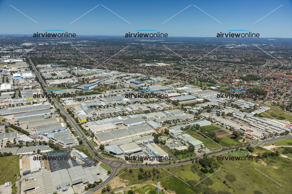 Aerial Photography Wetherill Park - Airview Online