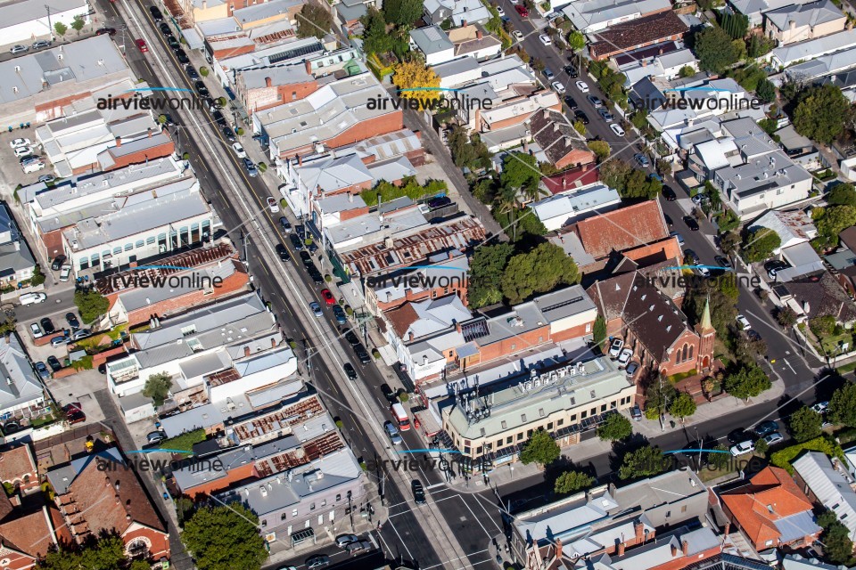 Aerial Photography High Street Armadale - Airview Online