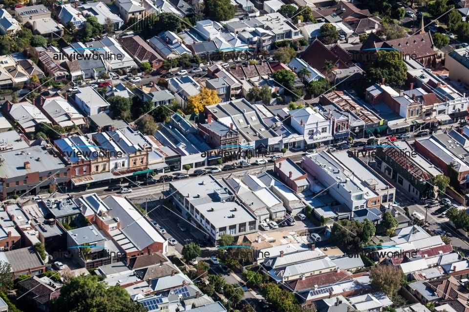 Aerial Photography High Street Armadale - Airview Online