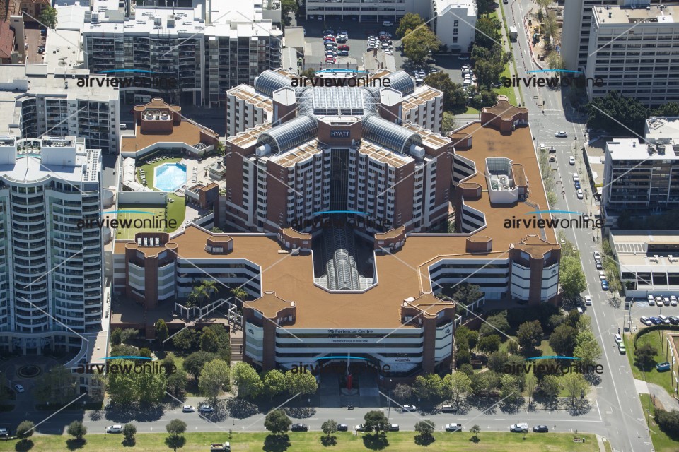 Aerial Photography Hyatt Regency Perth - Airview Online