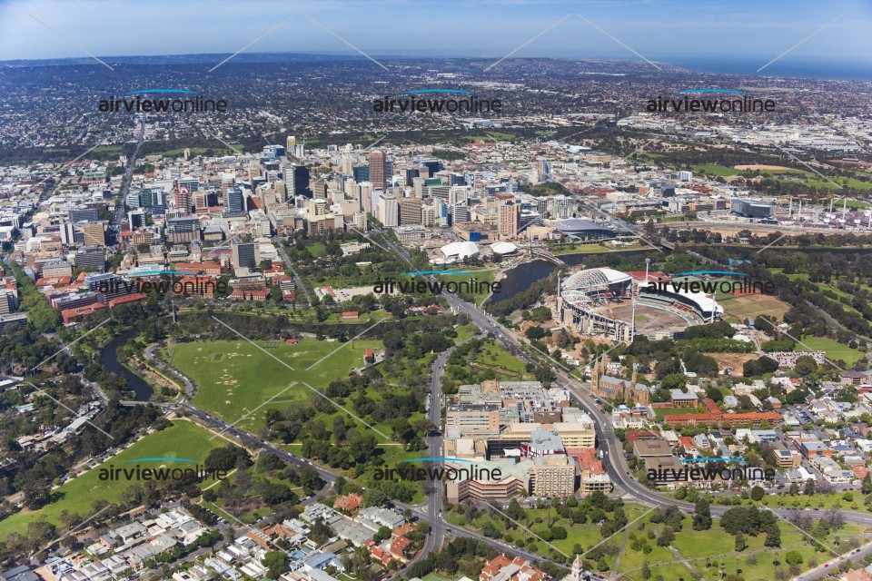 Aerial Photography Adelaide CBD - Airview Online