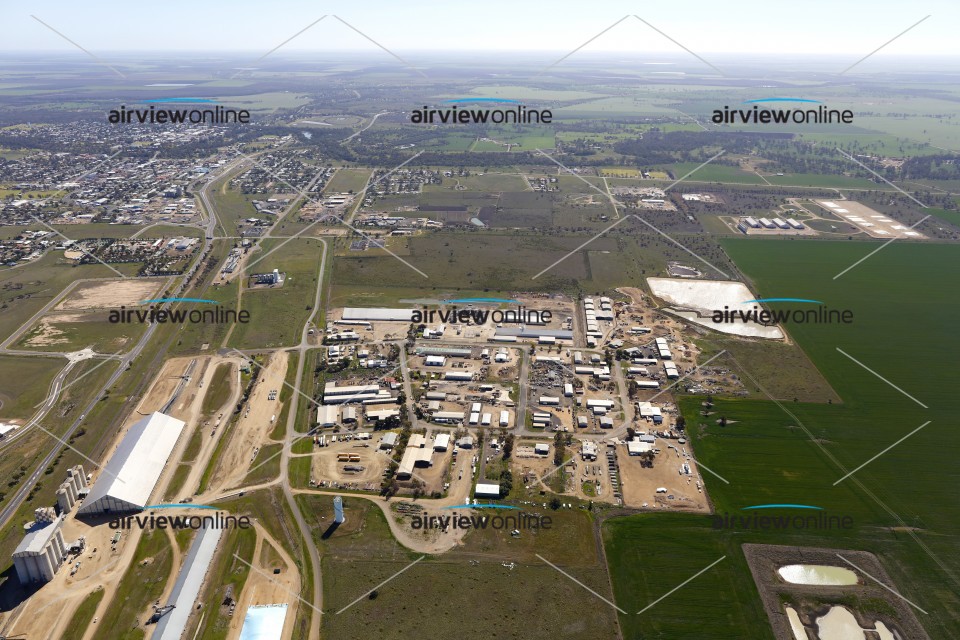 Aerial Photography Moree Township - Airview Online