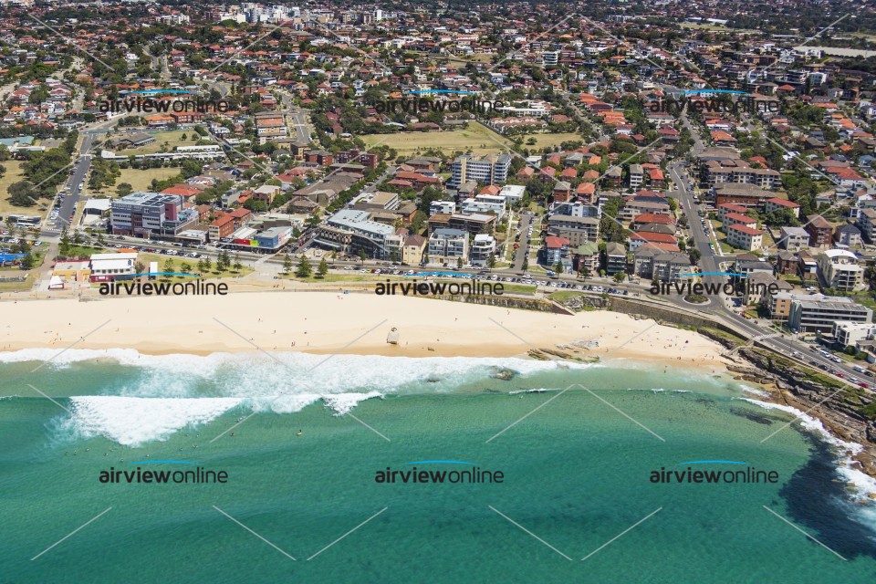 Aerial Photography Maroubra Shops - Airview Online