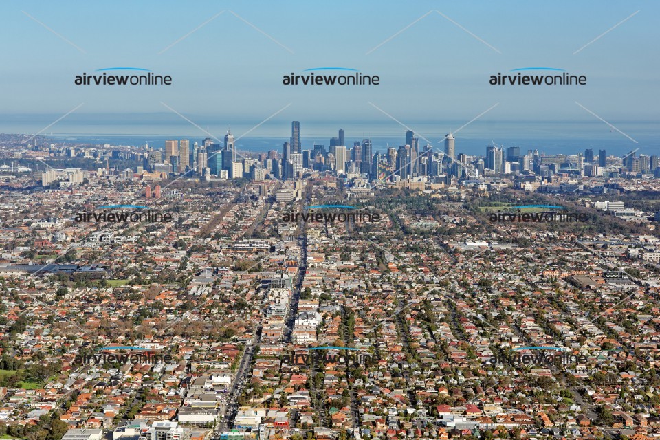 Aerial Photography Melbourne Viewed From North - Airview Online