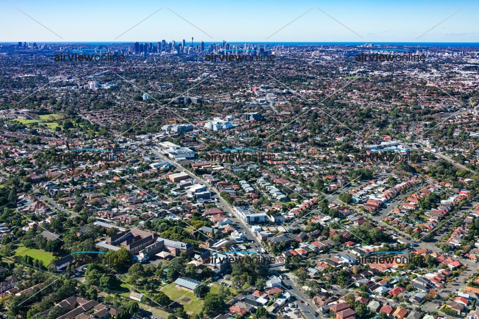 Aerial Photography Hurlstone Park - Airview Online